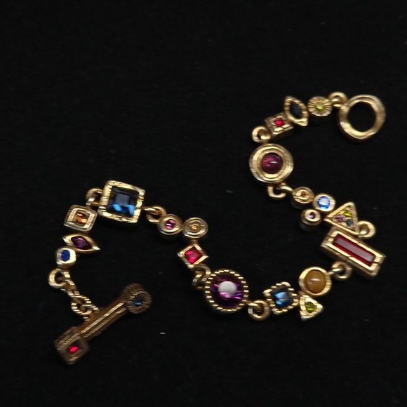 Patricia Locke | Jewelry | Patricia Locke Bracelet Gold Plte Swarovski ...